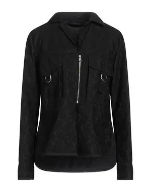 Peuterey Scuba Overshirt With Lace And Metal Detailing