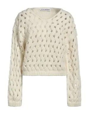ATTIC AND BARN Wool, Acrylic, Alpaca Wool V-neck Long Sleeve Sweater