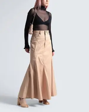 Burberry Maxi Flared Skirt - Blush