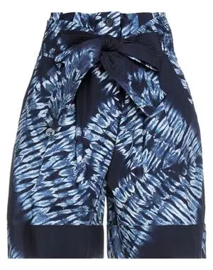 P.a.r.o.s.h Woven High-waisted Shorts - Blue