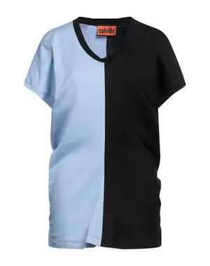 Colville Two-tone Jersey T-shirt - Sky Blue