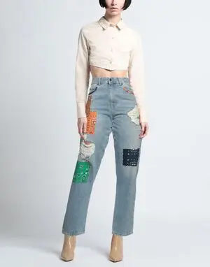 Alanui Straight-leg Jeans With Appliqués