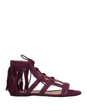 Longchamp Gladiator Sandals - Purple