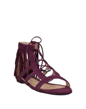 Longchamp Gladiator Sandals - Purple