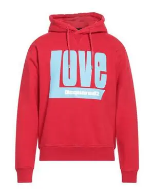 Dsquared2 Sweatshirt In Cotton And Elastane - Red