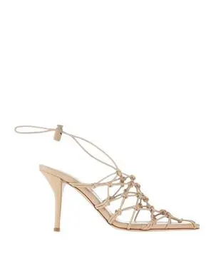 GIA BORGHINI Ankle Strap Sandals - Beige