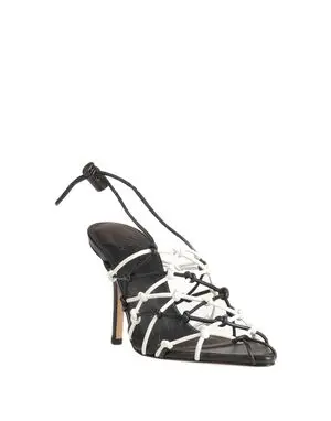 GIA BORGHINI Leather Sandals - White