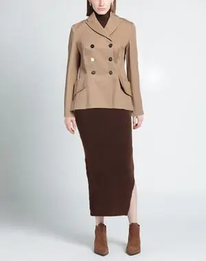 Elisabetta Franchi Gabardine Blazer - Beige
