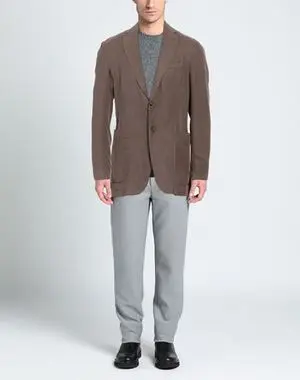 Pal Zileri Single-breasted Twill Blazer - Grey