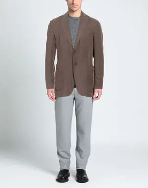 Pal Zileri Single-breasted Twill Blazer - Grey