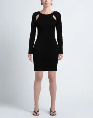 Pinko Mini Knit Bodycon Dress - Black