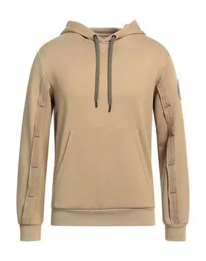 BIKKEMBERGS Sweatshirt Sand Size Polyamide, Cotton - Beige