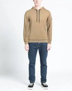 BIKKEMBERGS Sweatshirt Sand Size Polyamide, Cotton - Beige