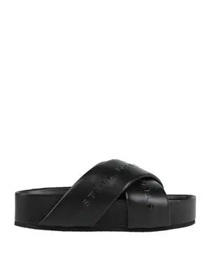Stella McCartney Textile Fiber Sandals - Black