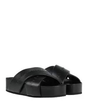 Stella McCartney Textile Fiber Sandals - Black