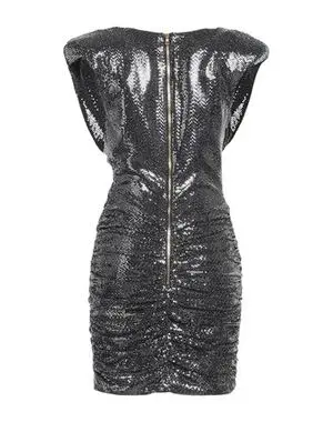 Balmain Mini Dress In Polyamide, Metallic Fiber And Elastane