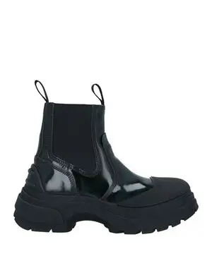 MAISON MARGIELA Leather And Textile Fiber Ankle Boots
