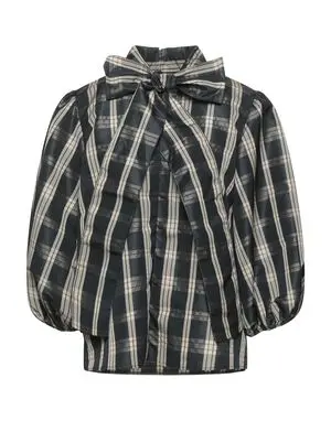 Red Valentino Tartan Bow Blouse