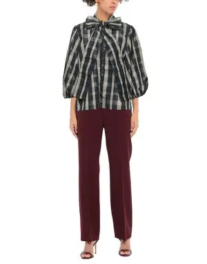 Red Valentino Tartan Bow Blouse