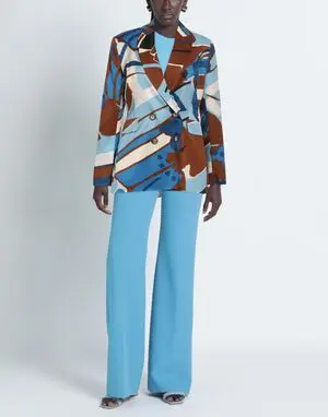 MANILA GRACE Multicolor Patterned Blazer