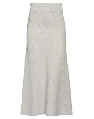 Sandro Midi Skirt Size Wool