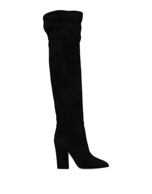 SERGIO ROSSI Leather Over-the-knee Boots - Black
