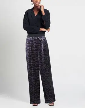 SUOLI Zebra Striped Wide Leg Pants