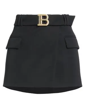 Balmain Wool Mini Skirt