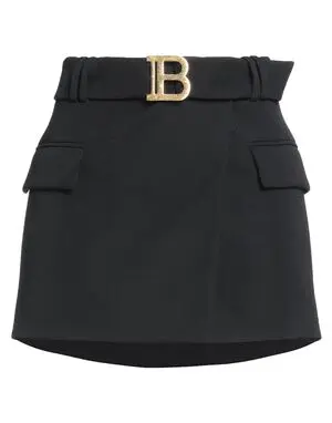 Balmain Wool Mini Skirt