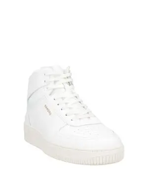 Sandro High-top Leather Sneakers - White