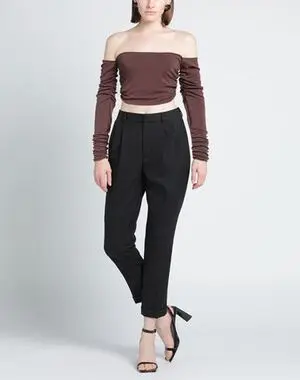 Erika Cavallini Off-the-shoulder Jersey Top - Brown