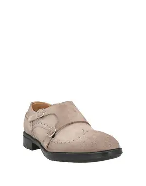 DOUCAL'S Suede Monk Strap Loafers