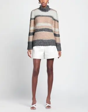 SLY010 Striped Turtleneck - Pink