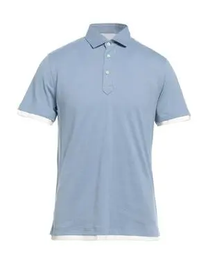 Brunello Cucinelli Polo Shirt Pastel Cotton, Linen