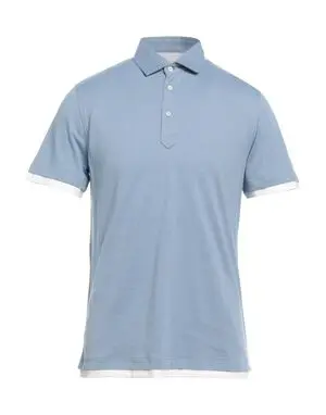 Brunello Cucinelli Polo Shirt Pastel Cotton, Linen