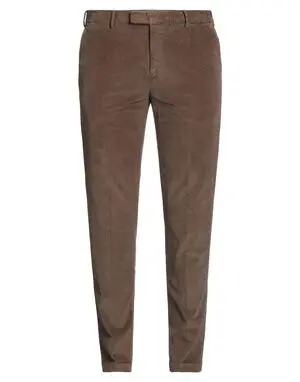 PT TORINO Pants Size Cotton, Lyocell, Elastane - Brown