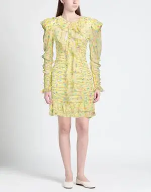 Alessandra Rich Mini Dress In Silk