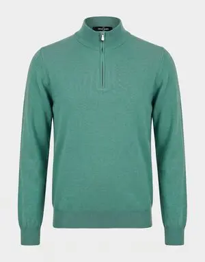GRAN SASSO Turtleneck Size Cashmere - Green