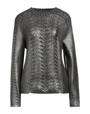Alberta Ferretti Metallic Virgin Wool Sweater