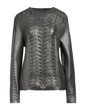 Alberta Ferretti Metallic Virgin Wool Sweater