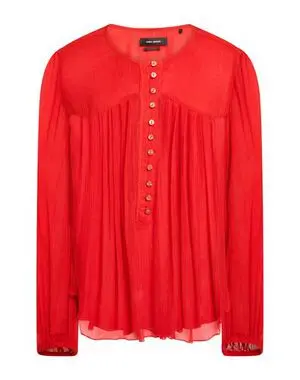 Isabel Marant Étoile Georgette Top - Brick