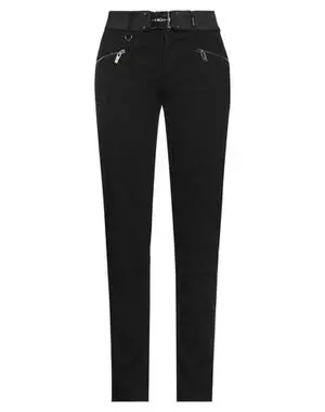 High Tapered Leg Pants - Black