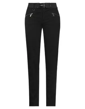 High Tapered Leg Pants - Black