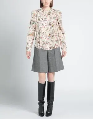 MARANT ETOILE Shirt Charcoal Silk - White