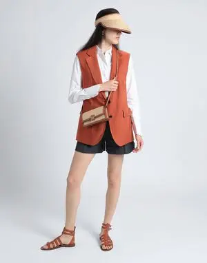 Karl Lagerfeld Tailored Blazer Gilet - Red