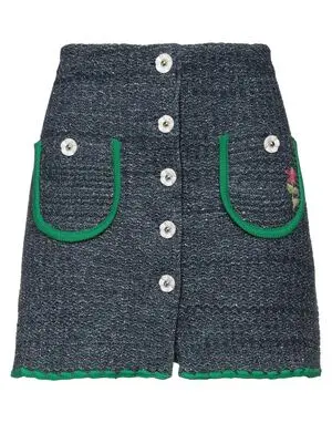 CORMIO Mini Flared Skirt - Blue