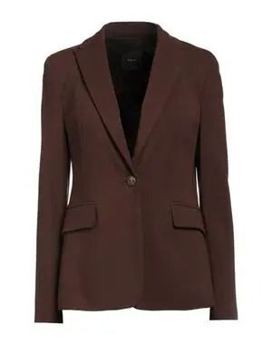 Pinko Single-breasted Blazer - Brown