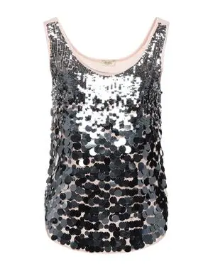 LIU •JO Sequin-embellished Chiffon Top