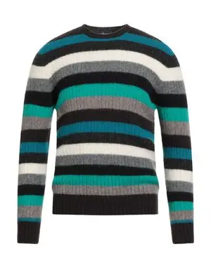 DRUMOHR Lambswool Striped Sweater - Blue