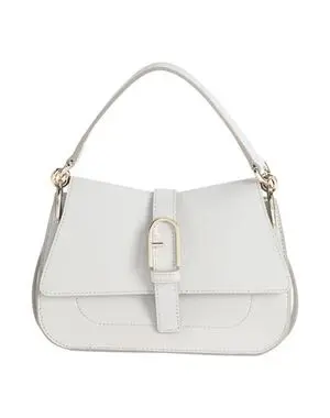 Furla Flow Mini Top Handle Handbag - Off White